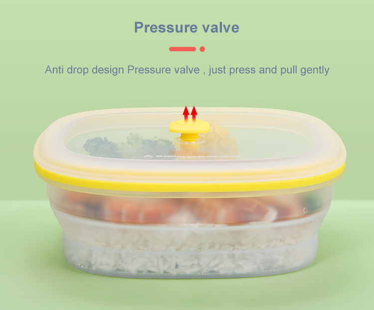 Foldable Microwavable Food Storage Lunch boxes
