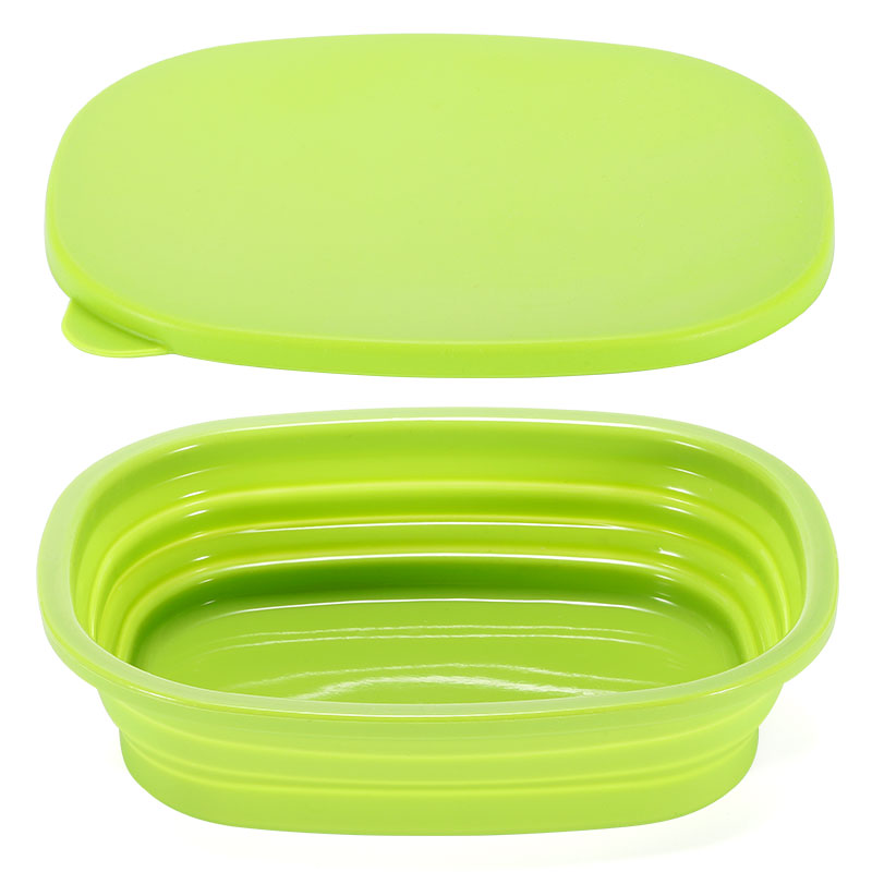 Microwavable Easy Carry Collapsible Bento Lunch Box