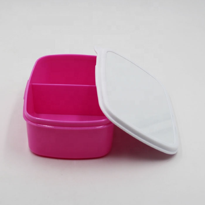 Personalized Pattern Printable Sublimation Plastic Lunch Box