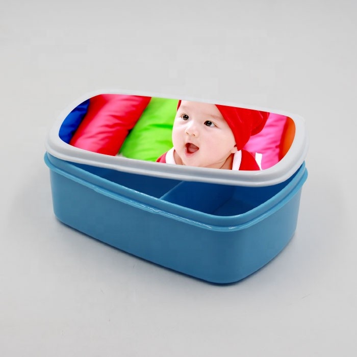 Personalized Pattern Printable Sublimation Plastic Lunch Box