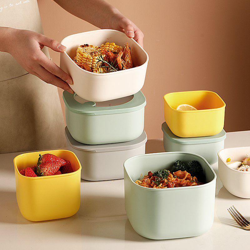 Multi-color food container kids plastic lunch box